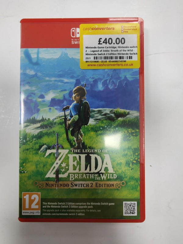 Legend Of Zelda: Breath Of The Wild - Nintendo Switch 2 Edition ...