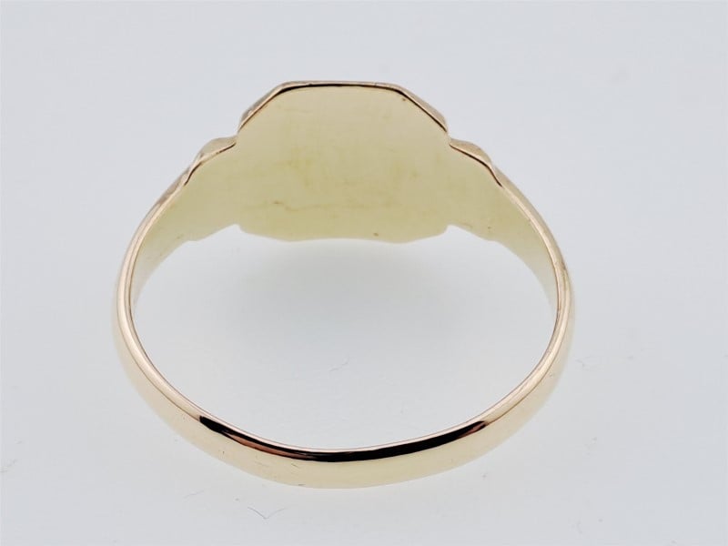 9ct Square Signet Yellow Gold Mens Ring Size Y | 030100264292 | Cash ...