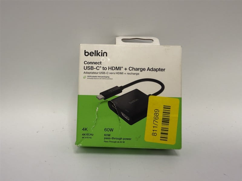 Belkin Connect Usb-C To Hdmi + Charge Adapter Black | 020700388120 ...