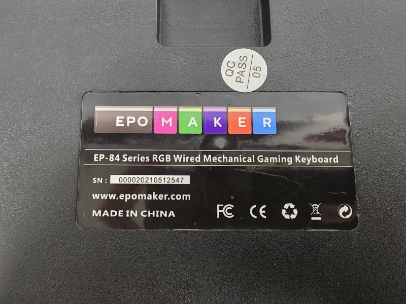 Epo Maker Epo Rgb Mechanical Keyboard Black | 049000173933 | Cash ...