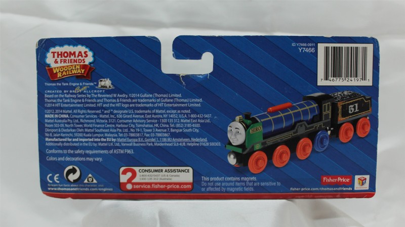 Thomas And Friends Wooden Railway, Patchwork Hiro Blue | 046000126094 ...