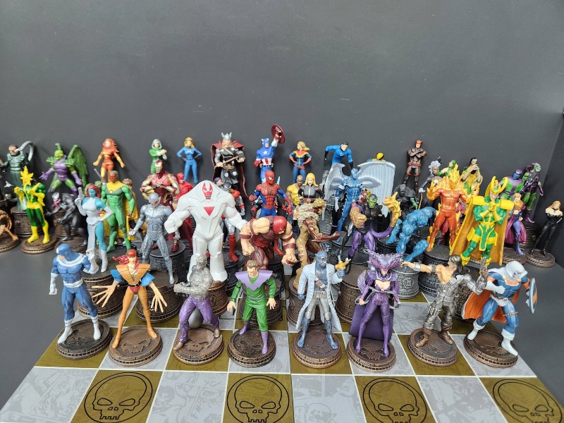 Eaglemoss Marvel Collection Chess Set White | 049500126387 | Cash ...