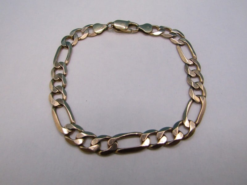 9ct 9K Curb Bracelet Yellow Gold Bracelet 14.14G | 036900249468 | Cash ...