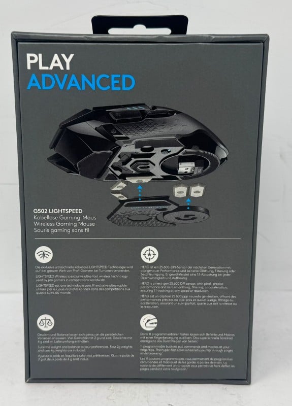 Logitech G502 Hero Optical Gaming Mouse Black | 046600090062 | Cash ...