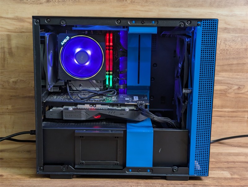 Nzxt Custom Build AMD Ryzen 5 1600 16GB 500GB Black | 048900237068 ...