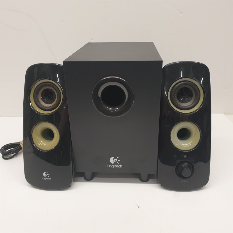 Logitech Z323 60W 2.1 Channel Wired Computer Speakers. Black ...