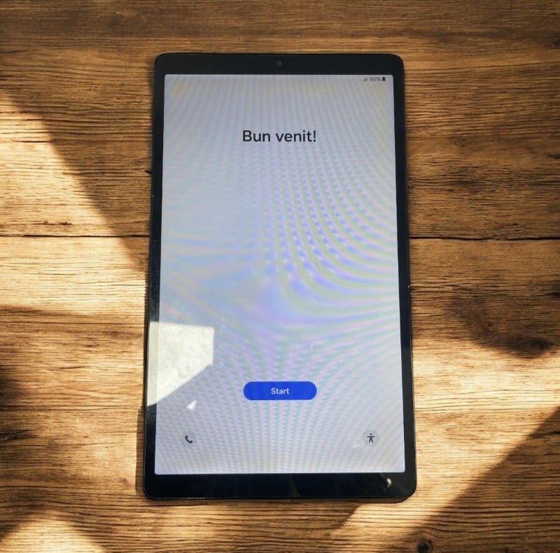 Samsung Galaxy Tab A7 Lite Yellow Screen Burn Around The Edge 32GB ...