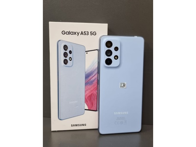 Samsung Galaxy A53 Dual Sim 64gb Boxed Blue Mobile Smartphone Sm A536b