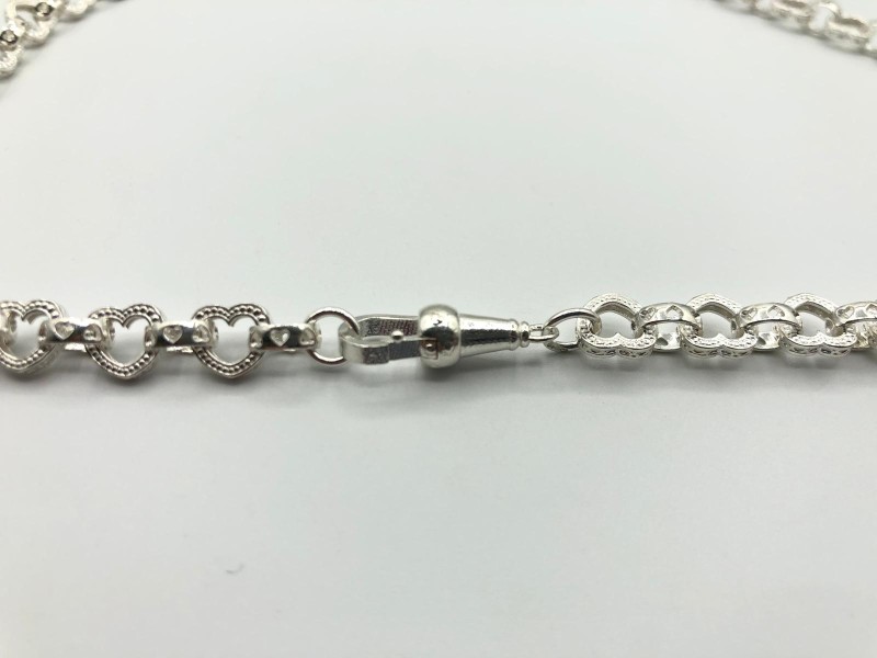 Silver **Brand New 18" Heart Link Chain Chain 24.7G | 055400040104 ...