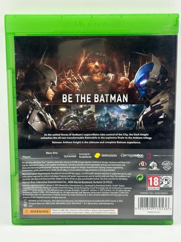 Batman Arkham Knight Xbox One | 044200063066 | Cash Converters