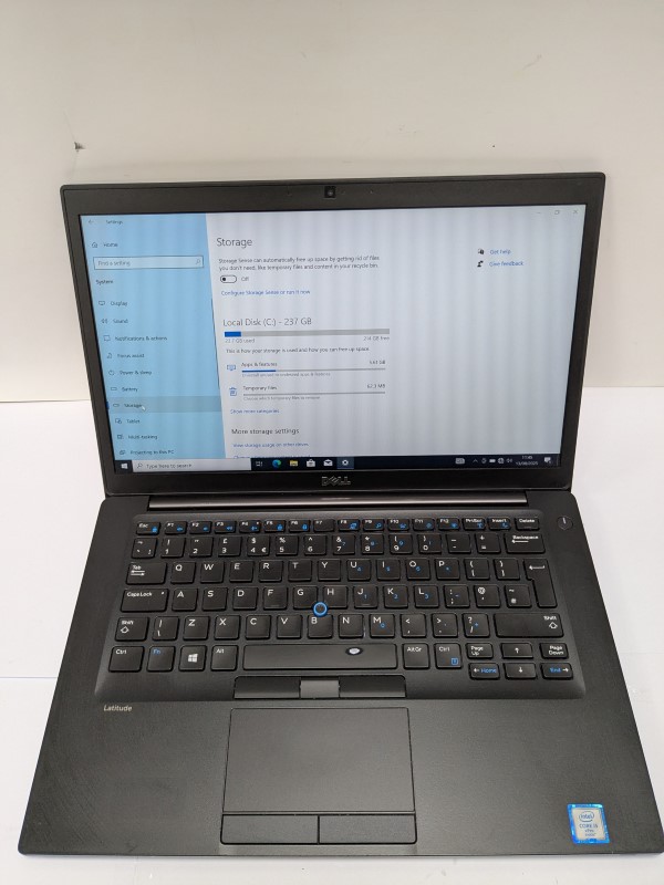 Dell Latitude 7480 P73g Intel Core i5-6300U 8GB 256GB SSD Black ...