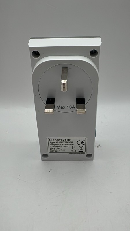 Light Dimmer Lightwaverf On/Off Plug-In Adaptor Jsjslw320wh White ...