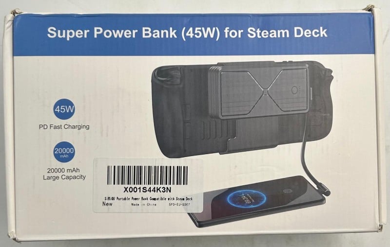 Siwiqu 20000Mah Power Bank For Steam Deck, 45W Pd 3.0 Fast Charging ...