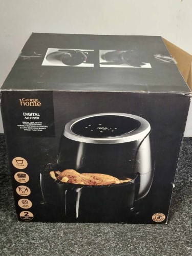George Home Gaf201b-20 6.2L Digital Air Fryer Black 2000W Black ...