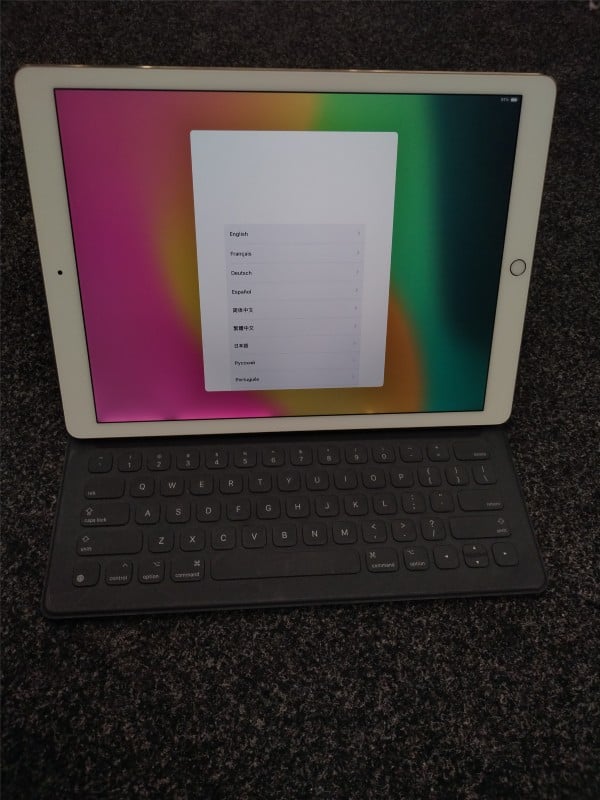 Apple iPad Pro 2nd 12.9'' With Keyboard Case 256GB Gold | 038900191447 ...