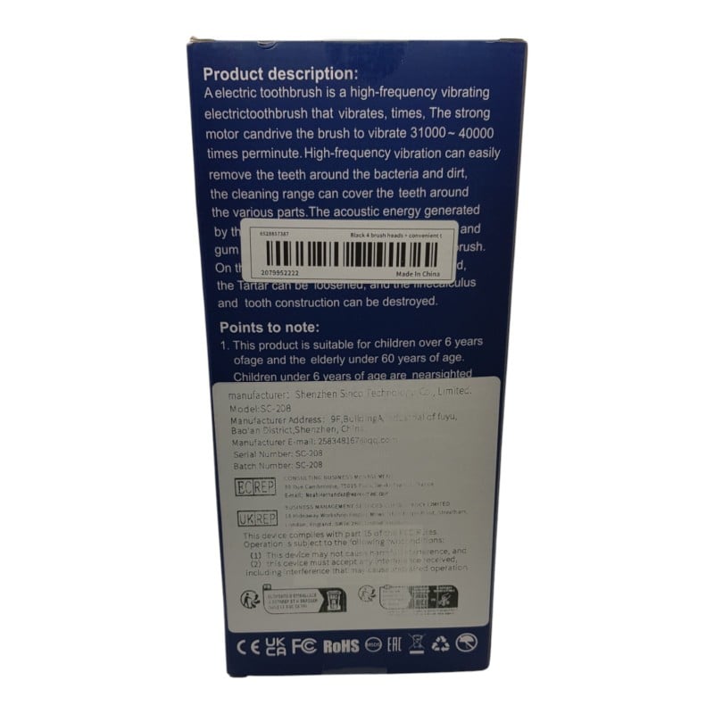 Electric Tooth Brush Unbranded | 054100456934 | Cash Converters