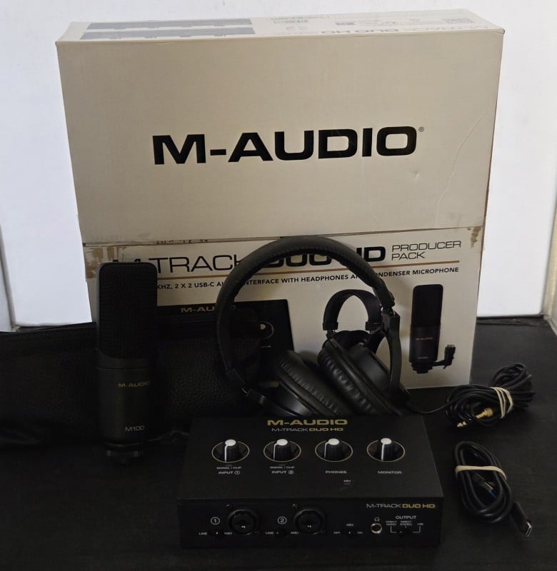 M-Audio M-Track Duo HD Producer Pack Black | 048500413844 | Cash Converters