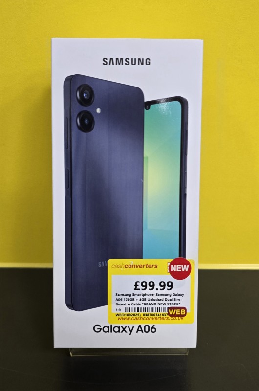 Samsung Smartphone Samsung Galaxy A06 128GB + 4GB Unlocked Dual Sim ...