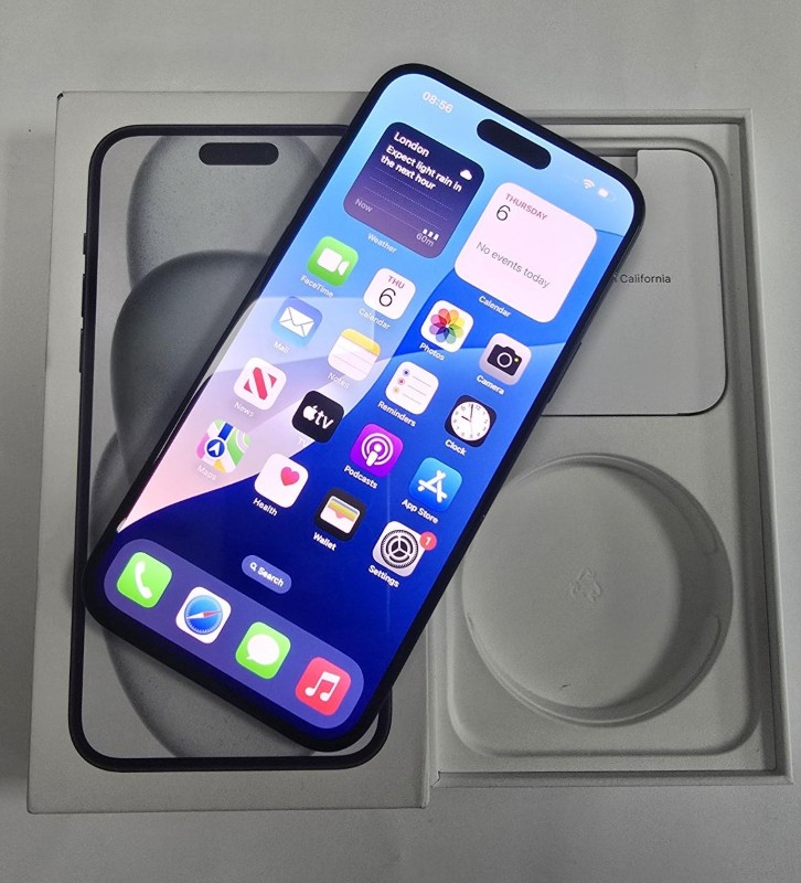 Apple iPhone 15 Plus 128GB Unlocked 86% iPhone 15 Plus Black ...