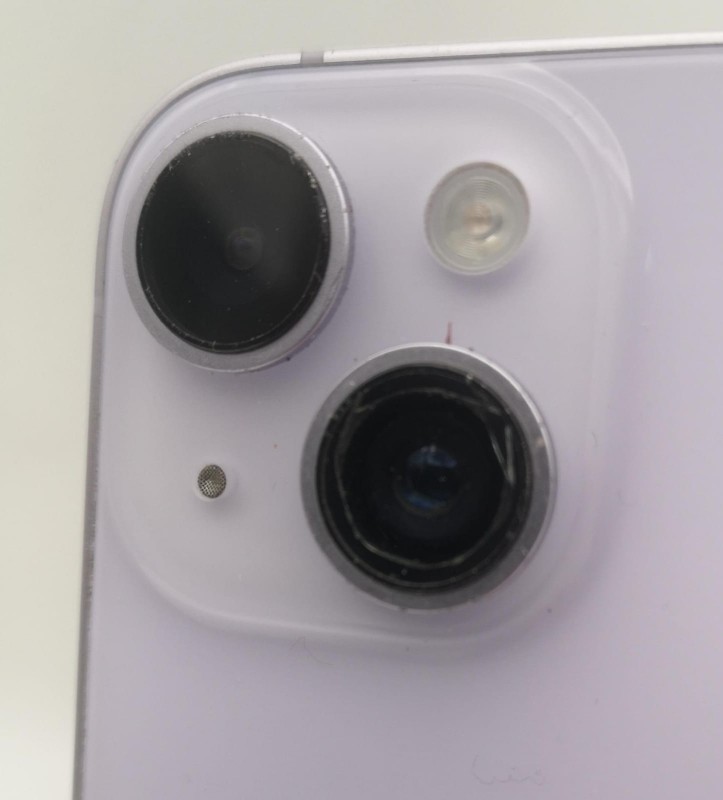 Apple iPhone 14 6.1" - 128GB - Broken Lens Cover 128GB Purple ...