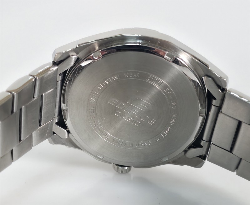 Casio Edifice Quartz Analog Men's Watch - Blue Dial, Stainless Steel ...