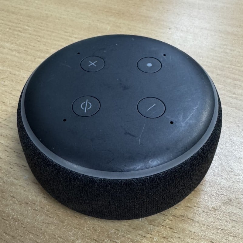 Amazon Echo Dot 3rd Gen (D9n29t) - Charcoal Fabric Black | 044800135989 ...