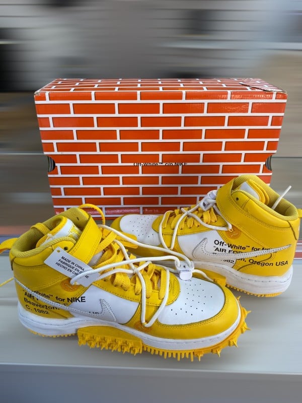 Nike Air Force 1 Mid Sp Lthr Yellow | 053800198651 | Cash Converters