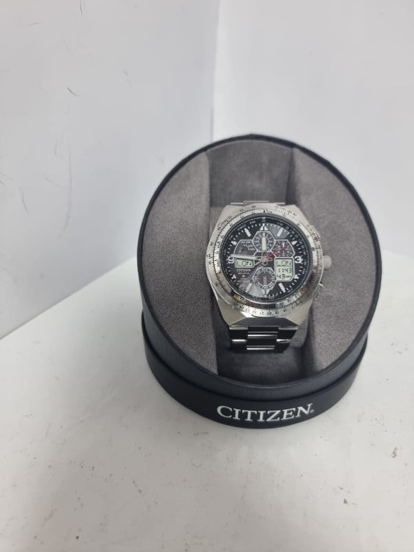 Citizen Watch Mens Citizen Promaster Skyhawk A-T Chronograph Gmt ...
