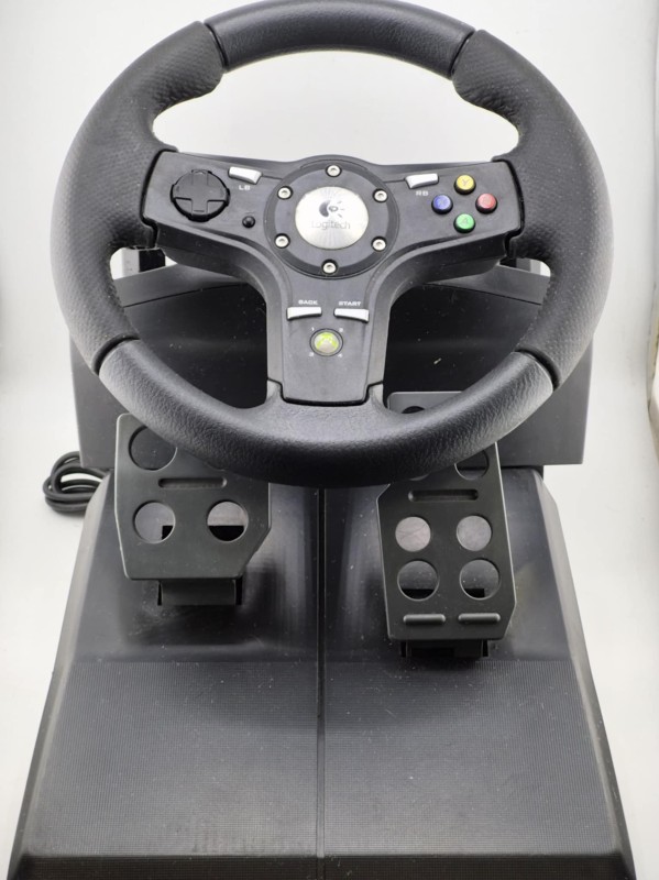 Logitech Drivefx Racing Wheel Pedals For Xbox 360 Xbox 360 Black ...