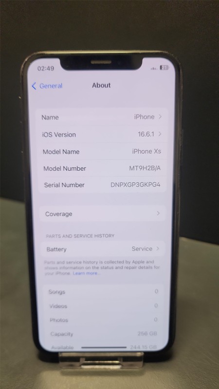 Apple iPhone X Anynet (77%Bh) 256GB Black | 059100001316 | Cash Converters