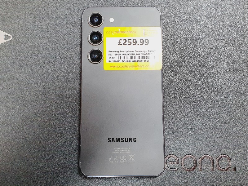 Samsung Galaxy S23 Sm-S911b/DS Black | 046900119645 | Cash Converters