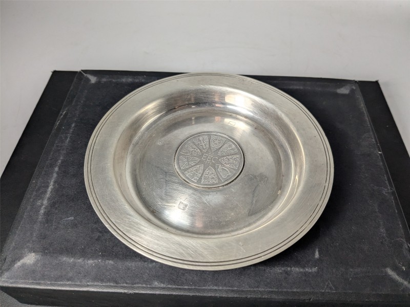 Stunning Silver Plate And Silver Coin Silver Silver Coin 119.5G ...
