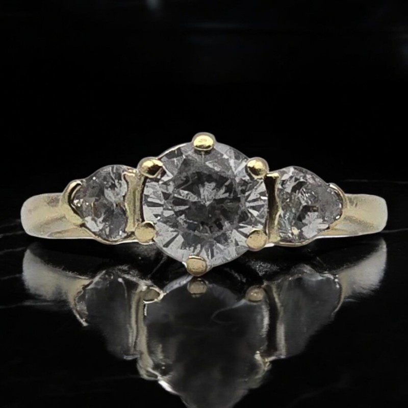 9ct Yellow Gold Ring With Stone Size M | 054200268989 | Cash Converters