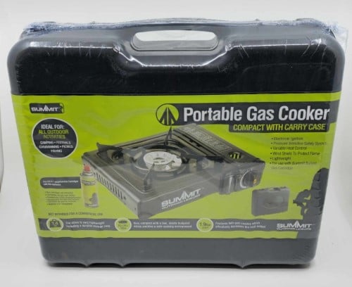 Camping Stove Summit Portable Gas Stove In Carry Case For Camping ...