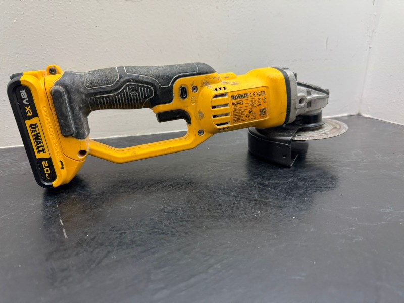 Angle Grinder Dewalt Dcg412 Angle Grinder + 18V Xr Battery ...