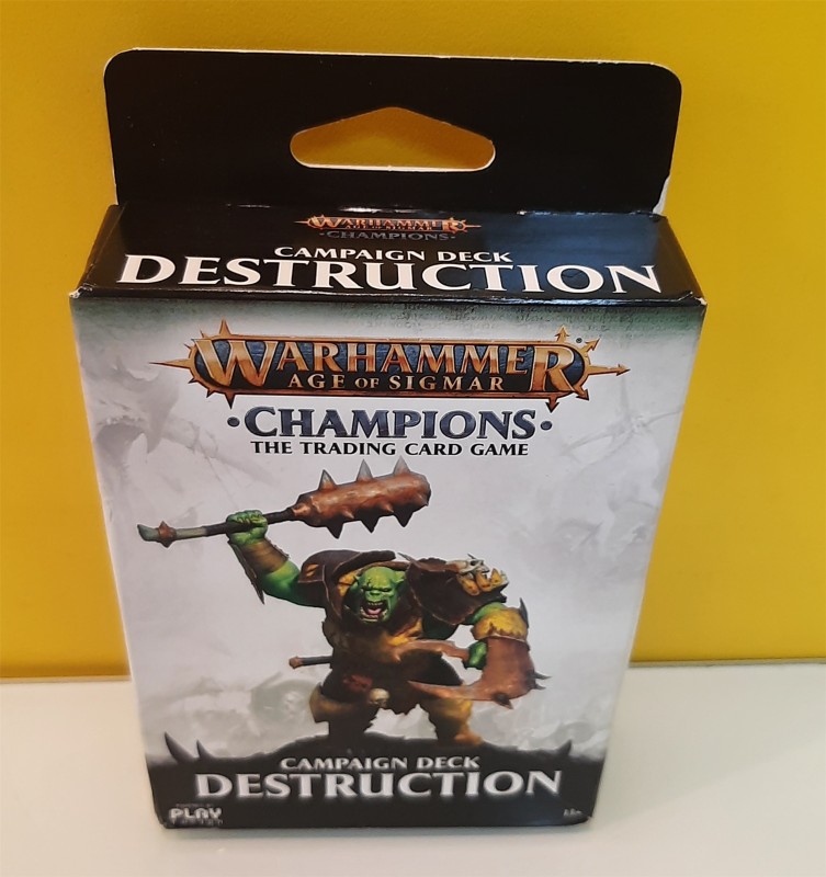 Warhammer Age Of Sigmar Champions Campaign Deck Black | 027200148734 ...