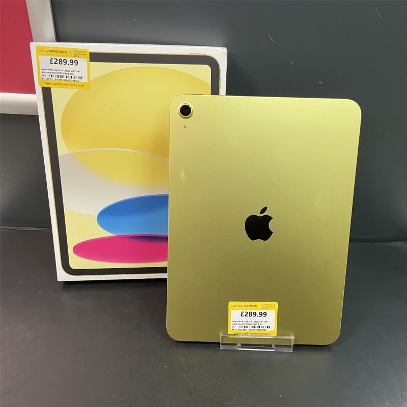 Apple iPad A16 100% Battery Health - Apple Warranty 04/12/2026 128GB ...