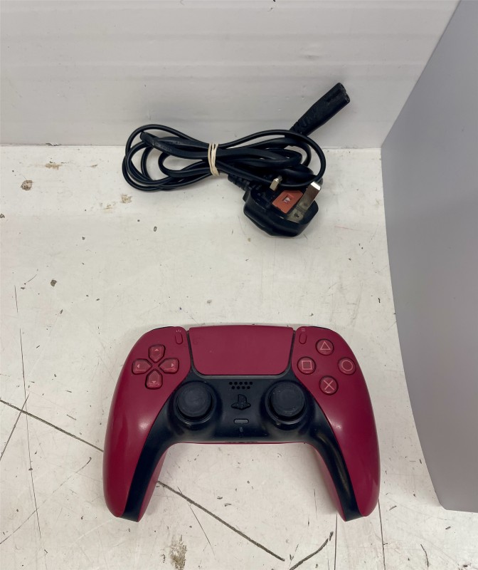 Playstation 5 Disc Edition / 825GB / Power Lead / With Red Controller ...