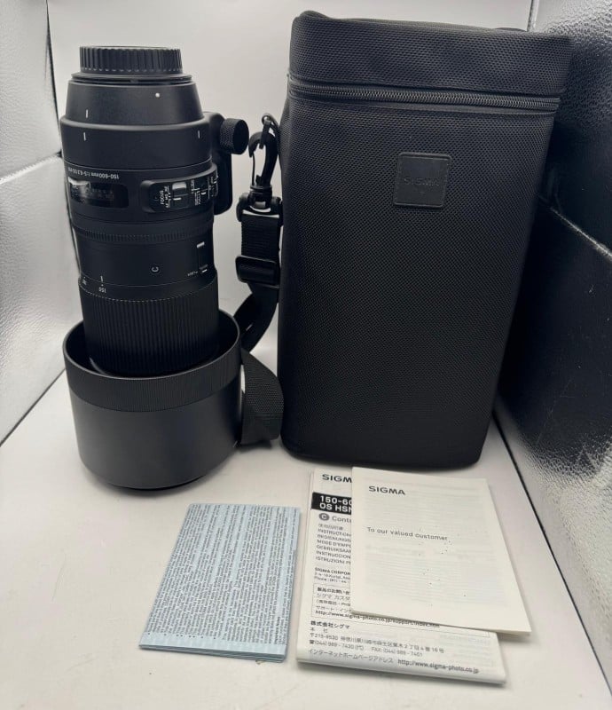 Camera Lens Sigma 150-600mm F5-6.3 Dg Os Hsm Contemporary Len ...