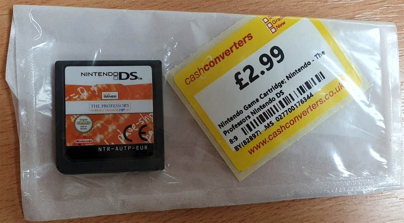The Professor's: Brain Trainer Logic Nintendo DS | 027700176344 | Cash ...