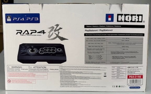 Playstation Hori Rap4 Real Arcade Pro Arcade Stick For Playstation 3/4 ...