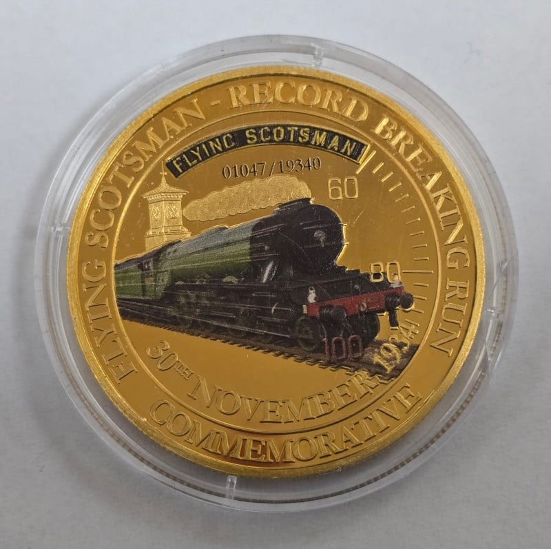 Coin Icon Of Steam 4472 Flying Scotsman - Record Breaking Run ...