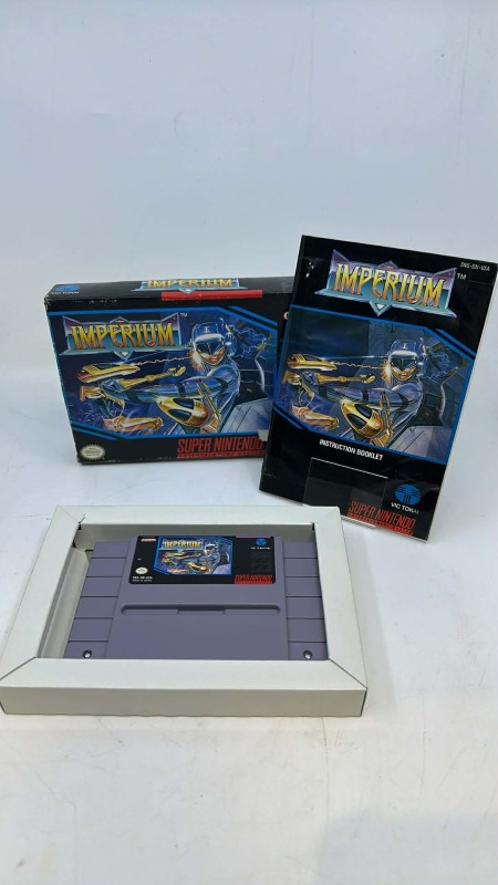 Imperium - Snes Super Nintendo 1992 Tokai - Complete In Box Super ...