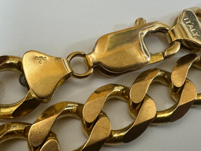 9ct Yellow Gold 25" Curb Chain Chain 55G | 021800127732 | Cash Converters