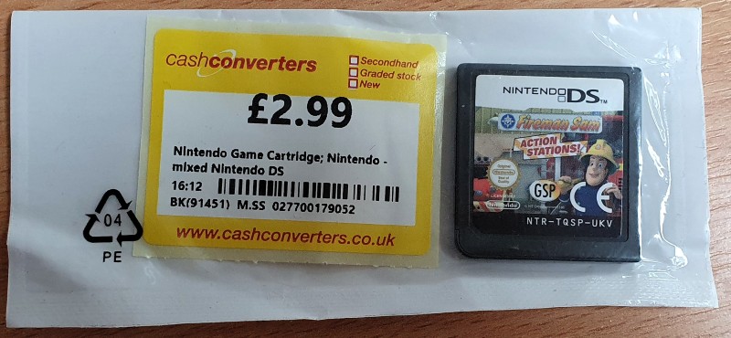 Fireman Sam Action Stations! Nintendo DS | 027700179052 | Cash Converters