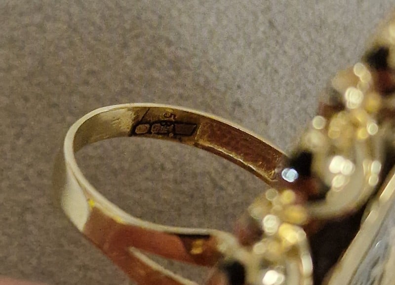 14ct Yellow Gold Ladies Ring Size R | 035000158317 | Cash Converters