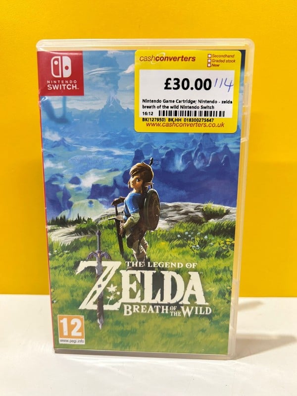Zelda Breath Of The Wild Nintendo Switch | 018300275647 | Cash Converters