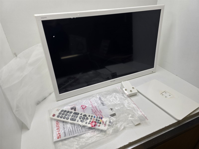 24" Sharp Smart TV & DVD Combi With Remote & Box White | 020400228390 ...
