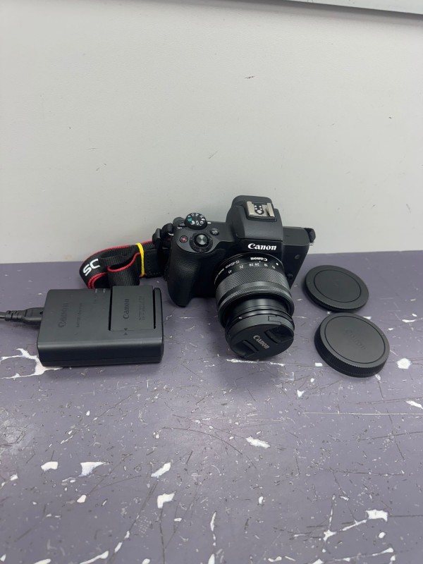 Canon Eos M50 With 15 -45mm / Ef-M /With Charger Black | 029300132210 ...