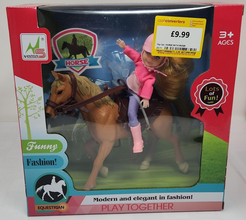 Doll Horse With Rider | 057100016102 | Cash Converters